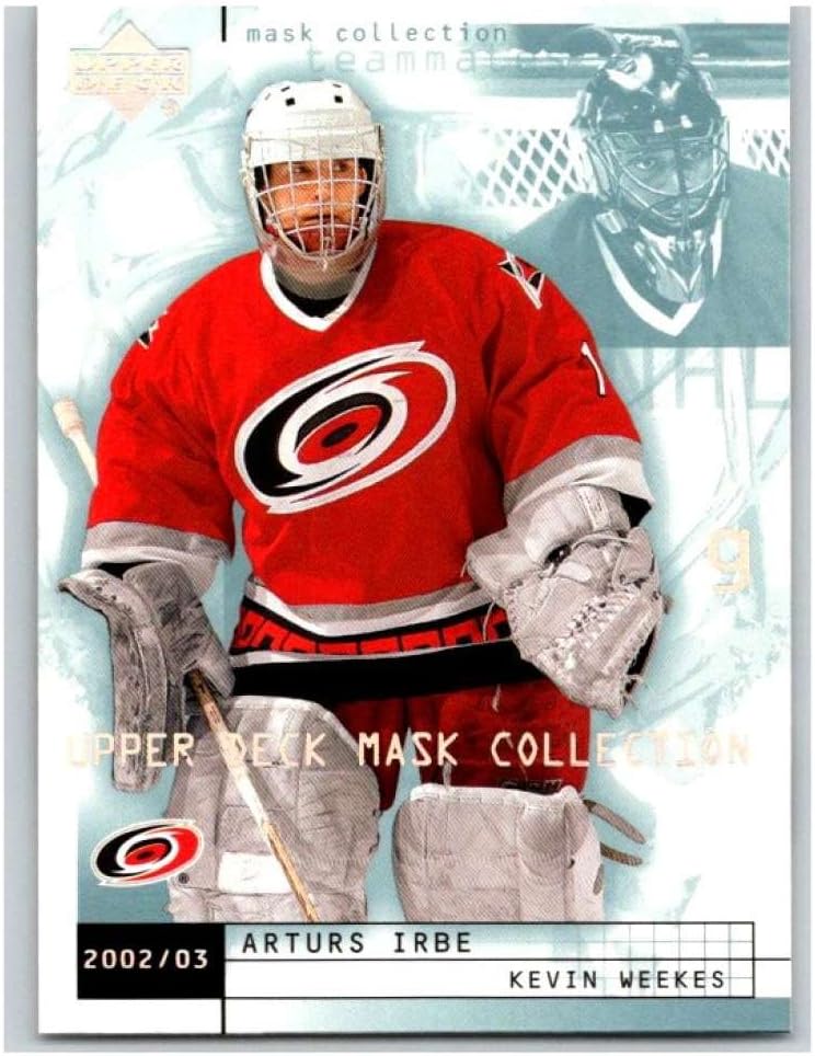 Amazon.com: (HCW) 2002-03 UD Mask Collection #18 Arturs Irbe/Kevin ...