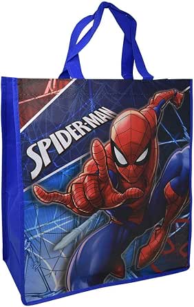 Amazon.com | Spiderman Classic Tote Bag, Multicolor | Travel Totes