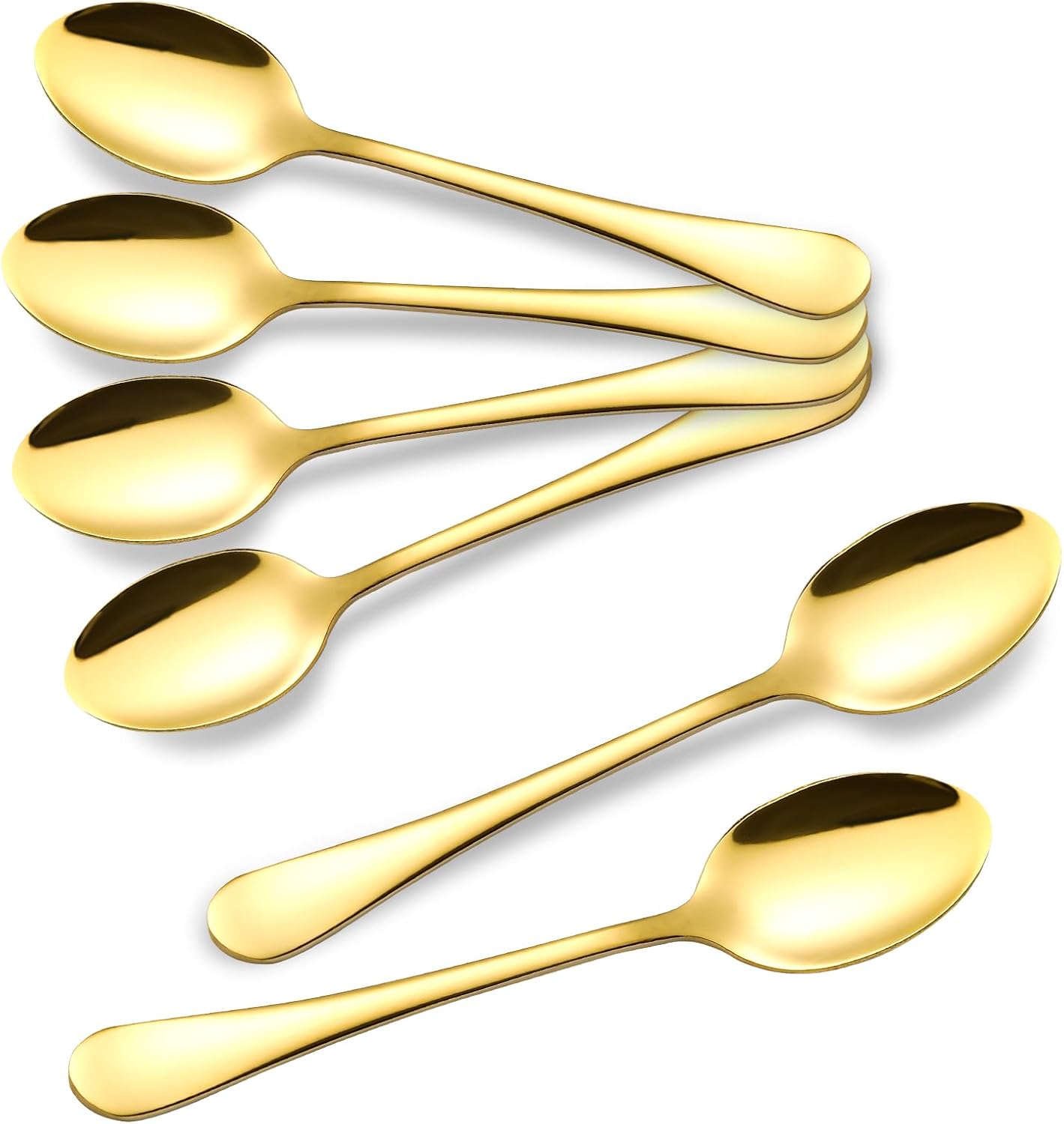 Amazon.com: Kucensi Espresso Spoons, Teaspoons Set of 6, Mini Coffee ...