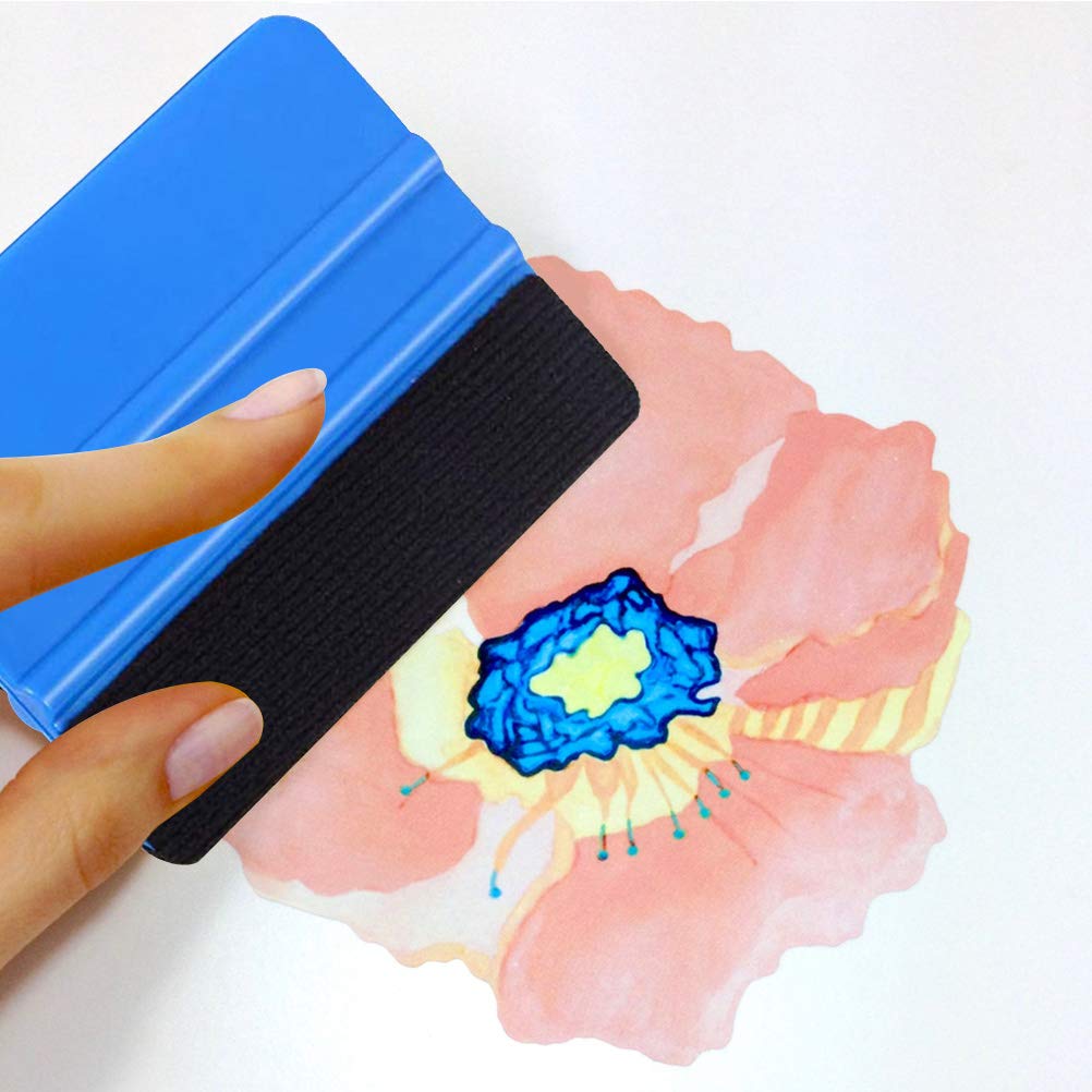 Snapklik.com : Vankcp 12 Pcs Car Felt Edge Squeegee Kits - 4 Inch Vinyl ...