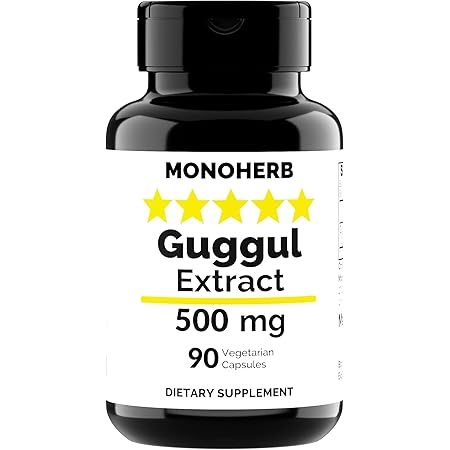 Amazon.com: MONOHERB Guggul Extract 500 mg per Capsule - 90 Vegetarian ...