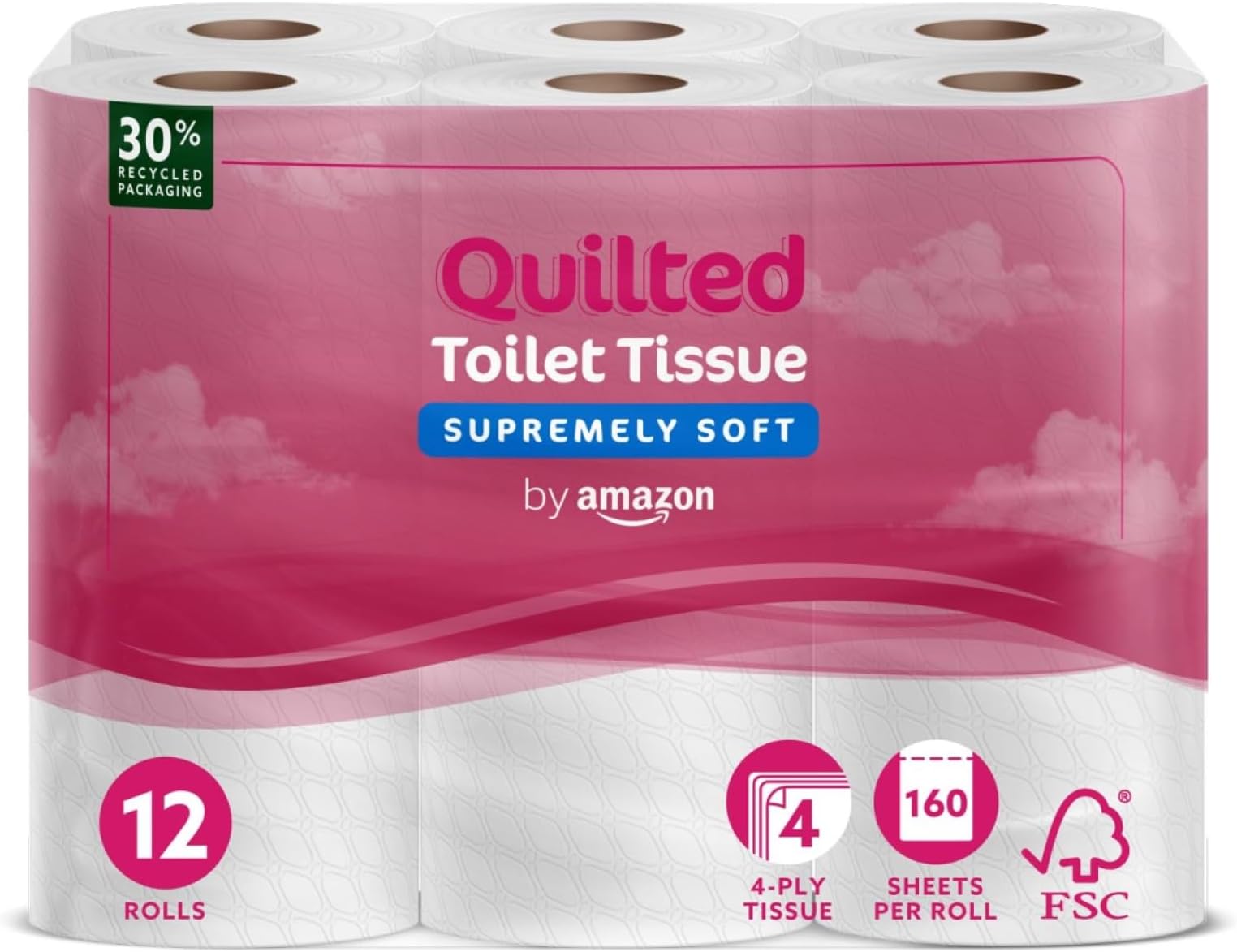 Little Duck Supreme Quilted Toilet Tissue, Pack of 24 : Amazon.co.uk ...