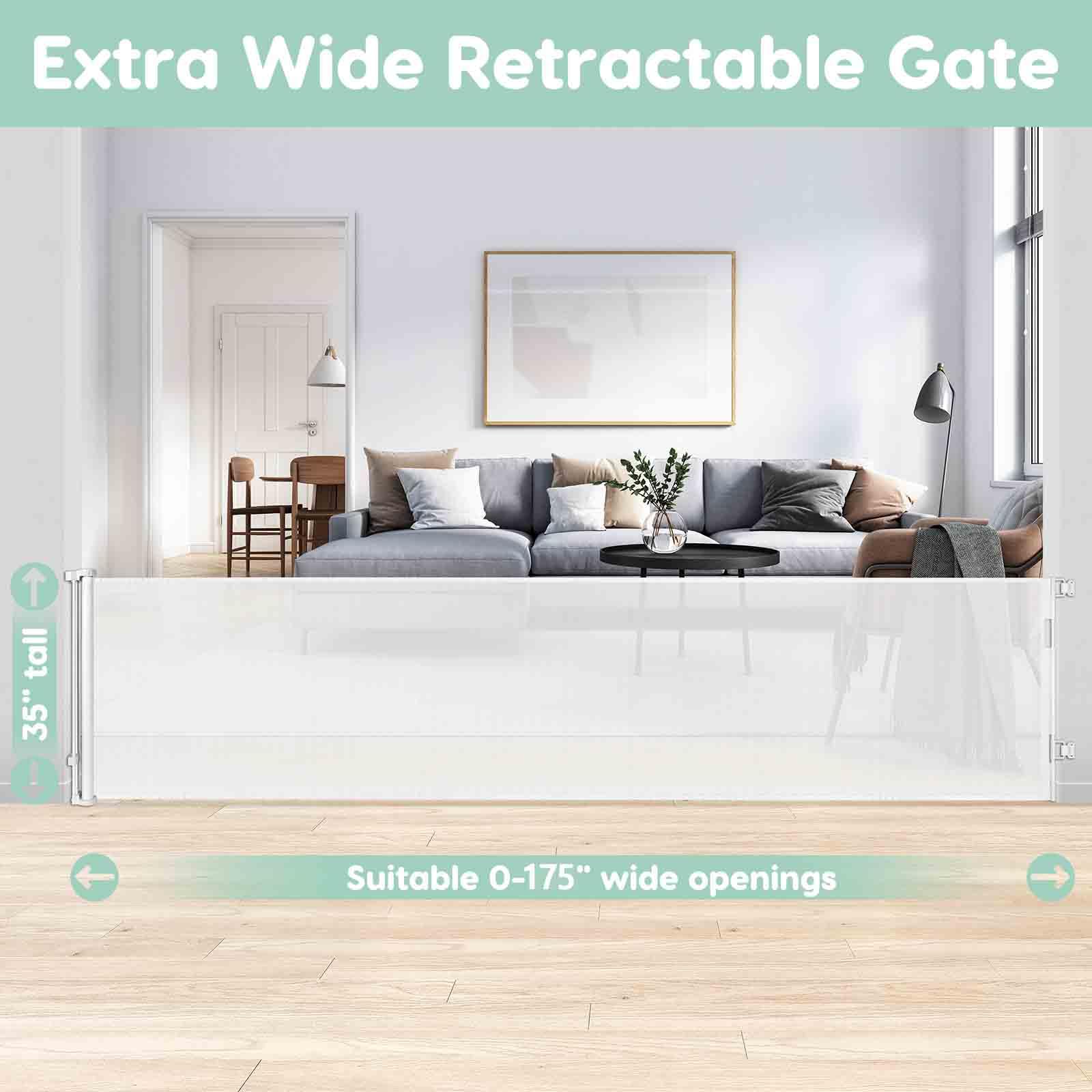 Snapklik.com : 175 Inch Extra Long Baby Gates For Large Openings ...