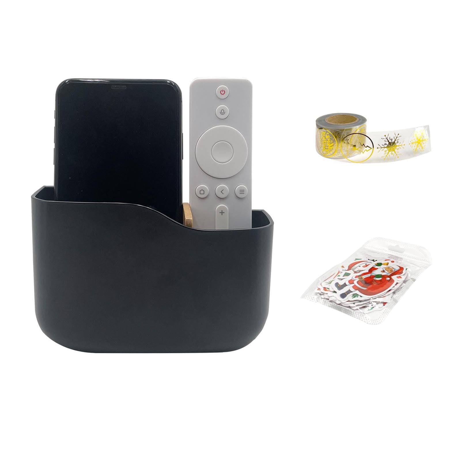 SUNFICON Remote Control Holder Adhesive 50PCS Shiny Christmas Stickers ...