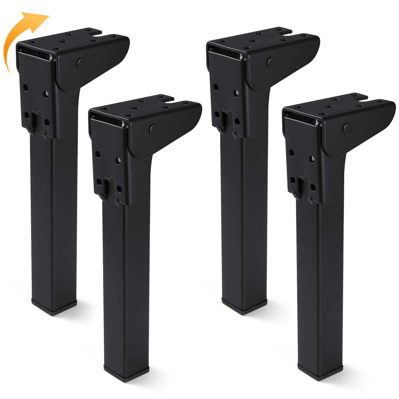 Amazon.com: O.HSNYIU 4 Pcs Folding Table Legs Heavy Duty, 6", 8", 10 ...
