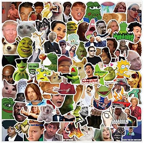306pcs Funny Meme Vinyl Stickers Pack, Large Bulk Sticker for Laptop ...
