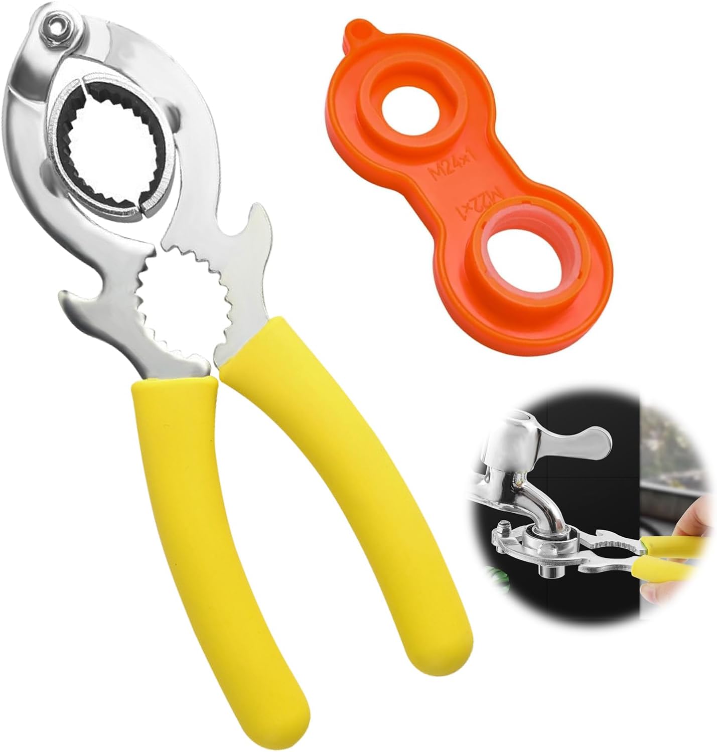 Bedalio Faucet Aerator Removal wrench, Faucet Bubbler Wrench, Faucet ...