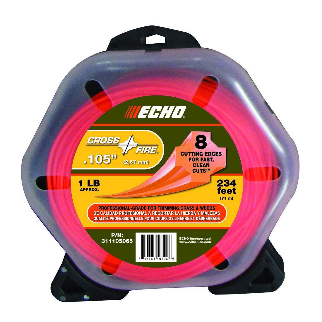 Amazon.com: Echo .105In 1Lb Spool Crossfire : Patio, Lawn & Garden