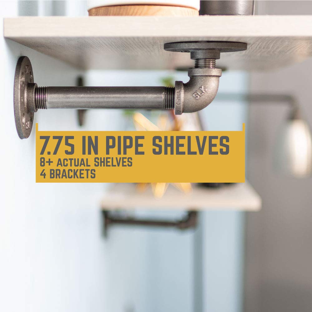 Plumbing Pipe Shelves