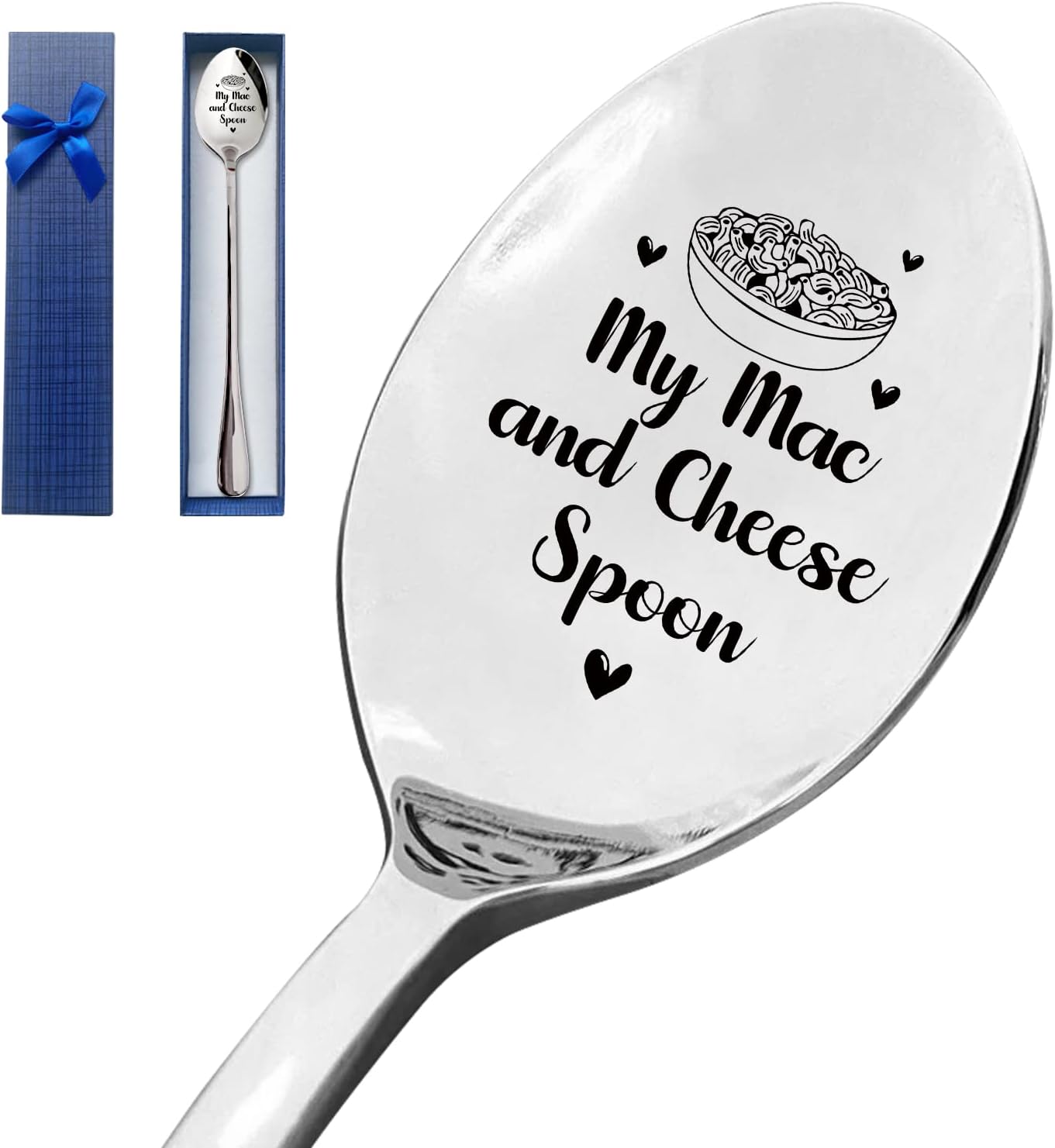 Amazon.com: Advivio My Mac and Cheese Spoon - Funny Engraved Stainless ...