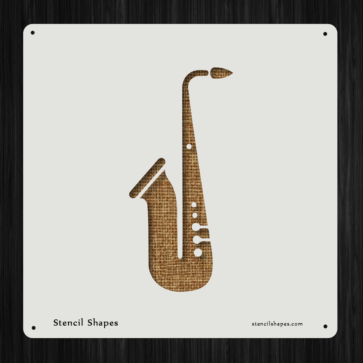 Saxophone Stencil