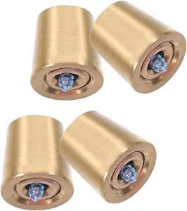 Amazon.com: KONTONTY 4pcs Copper Lamp Base Pads Solid Metal Display ...