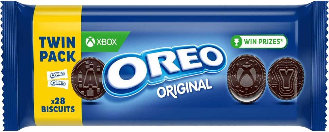 OREO Original Vanilla Sandwich Biscuits Twin Pack 2 x 154g : Amazon.co ...