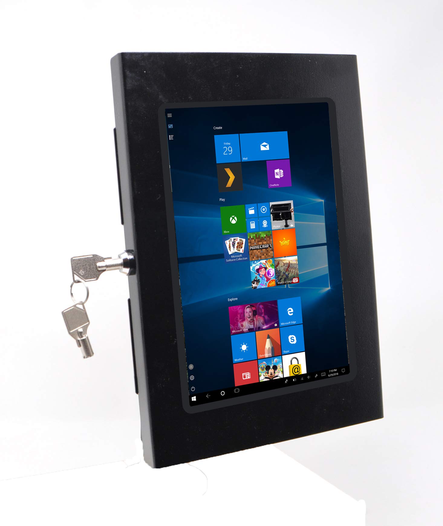 Amazon.com: TABcare Locking Anti-Theft Metal Case for Dell Latitude ...