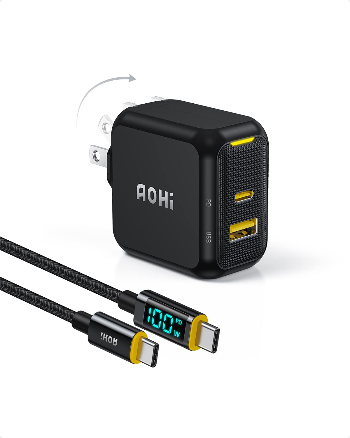 AOHI PD 充電器 65W 対応 - スマートフォン/携帯電話