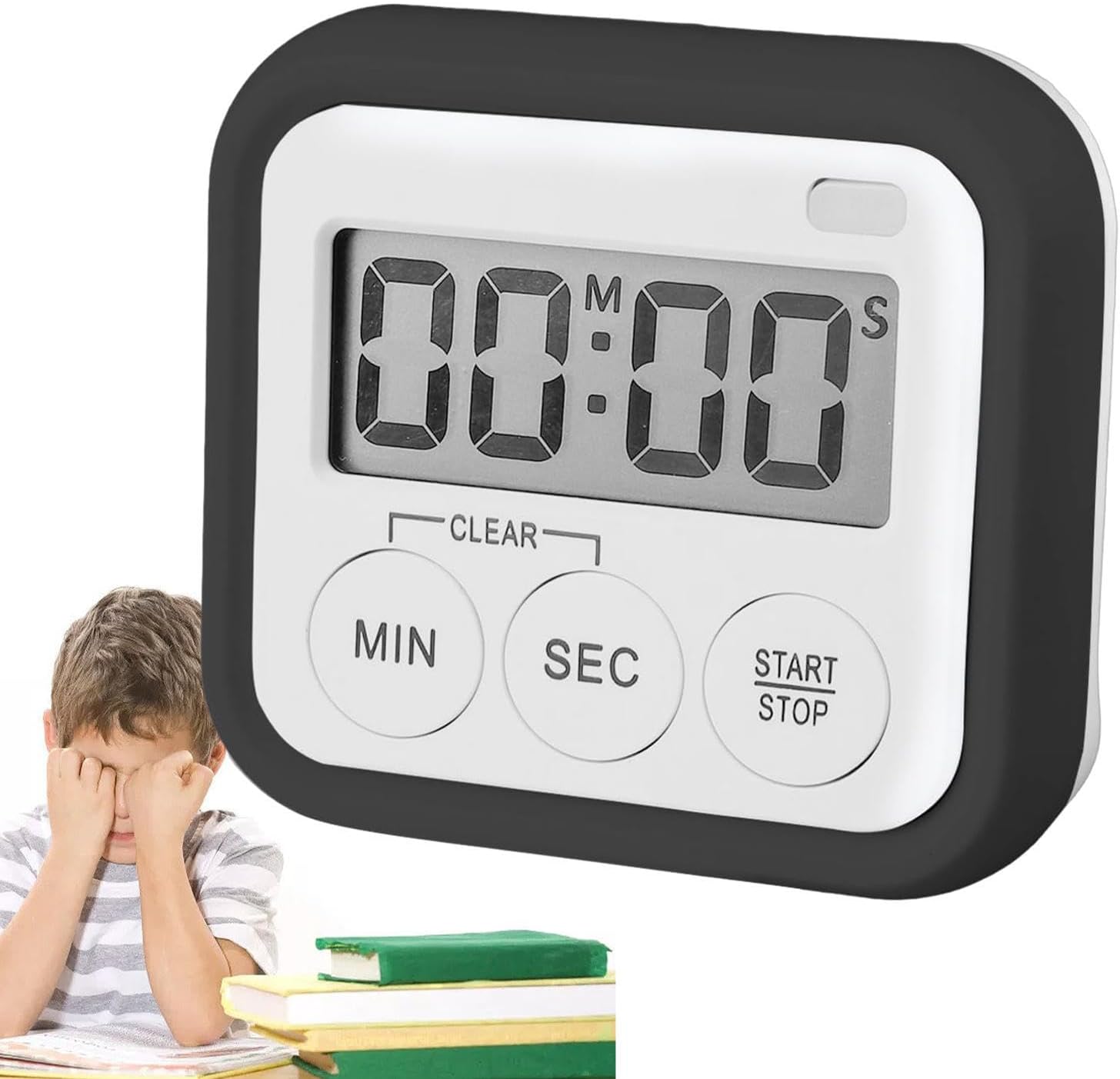 Countdown Timer, Visual Timer, Volume Adjustable Loud Alarm, Multi ...