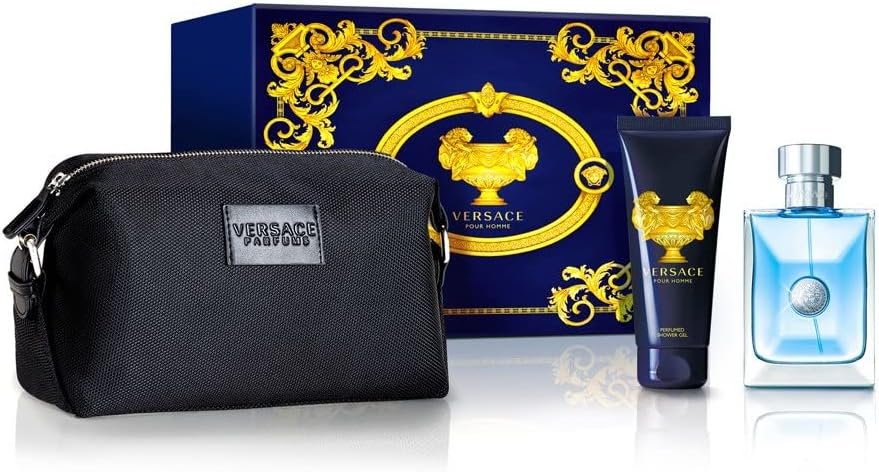 Amazon.com : Versace Pour Homme for Men, 3 Piece Mini Gift Set ...