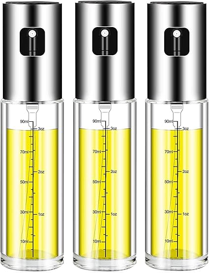 3 stycken oljesprayer, olivolja, 100 ml oljesprayflaska, oljespruta ...