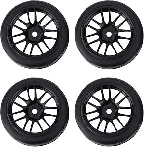 Amazon.com: RiToEasysports 4PCS RC Racing Wheels, 1/10 On Road Car ...