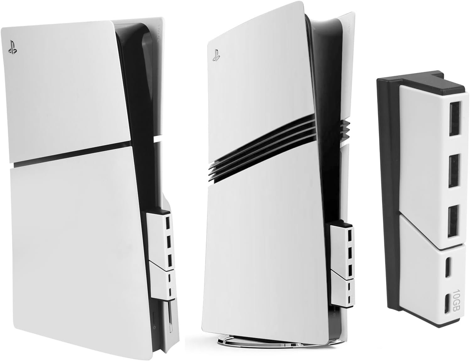 Amazon.com: TNP 5 Port USB Hub for PS4 Slim Edition - USB 3.0/2.0 High ...