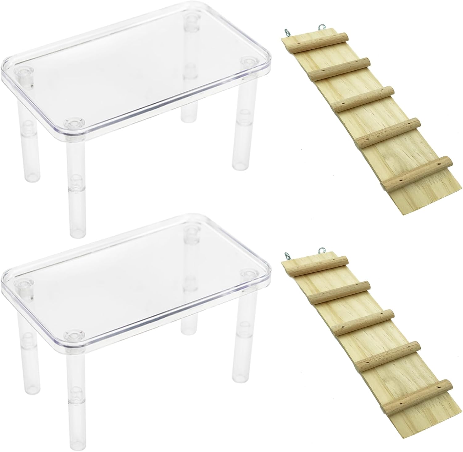 Amazon.com : Hamster Platform 4Pcs Acrylic Small Animal Play Activity ...