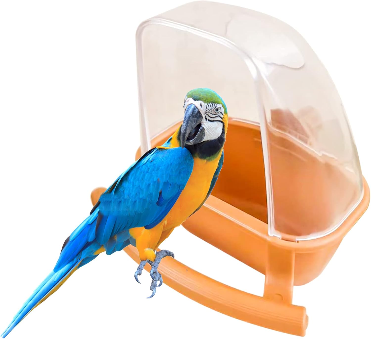 PMELCXD Plastic Parrot Feeding Cups, Plastic Bird Cage Cups, Bird Cage ...
