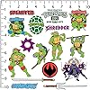 Amazon.com: Teenage Mutant Ninja Turtles Sticker Pack Die Cut Vinyl ...