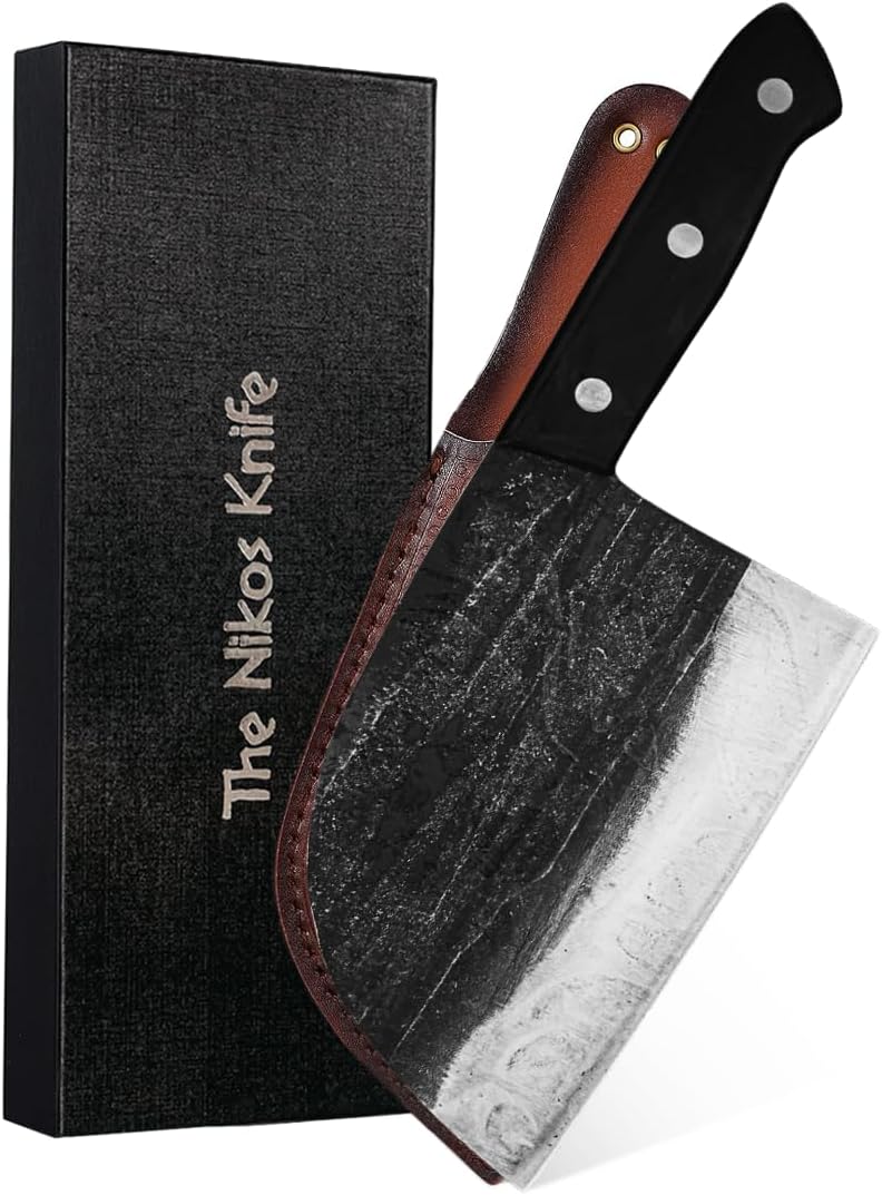 Amazon.com: The Nikos Knife Serbian Chef Knife - 6.7 Inch Hand-Forged ...