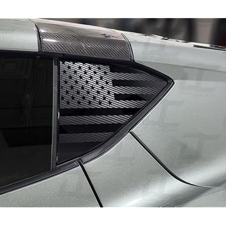 Amazon.com: Xinghe for Chevy Corvette C8 2020-2023 Rear Side Window ...
