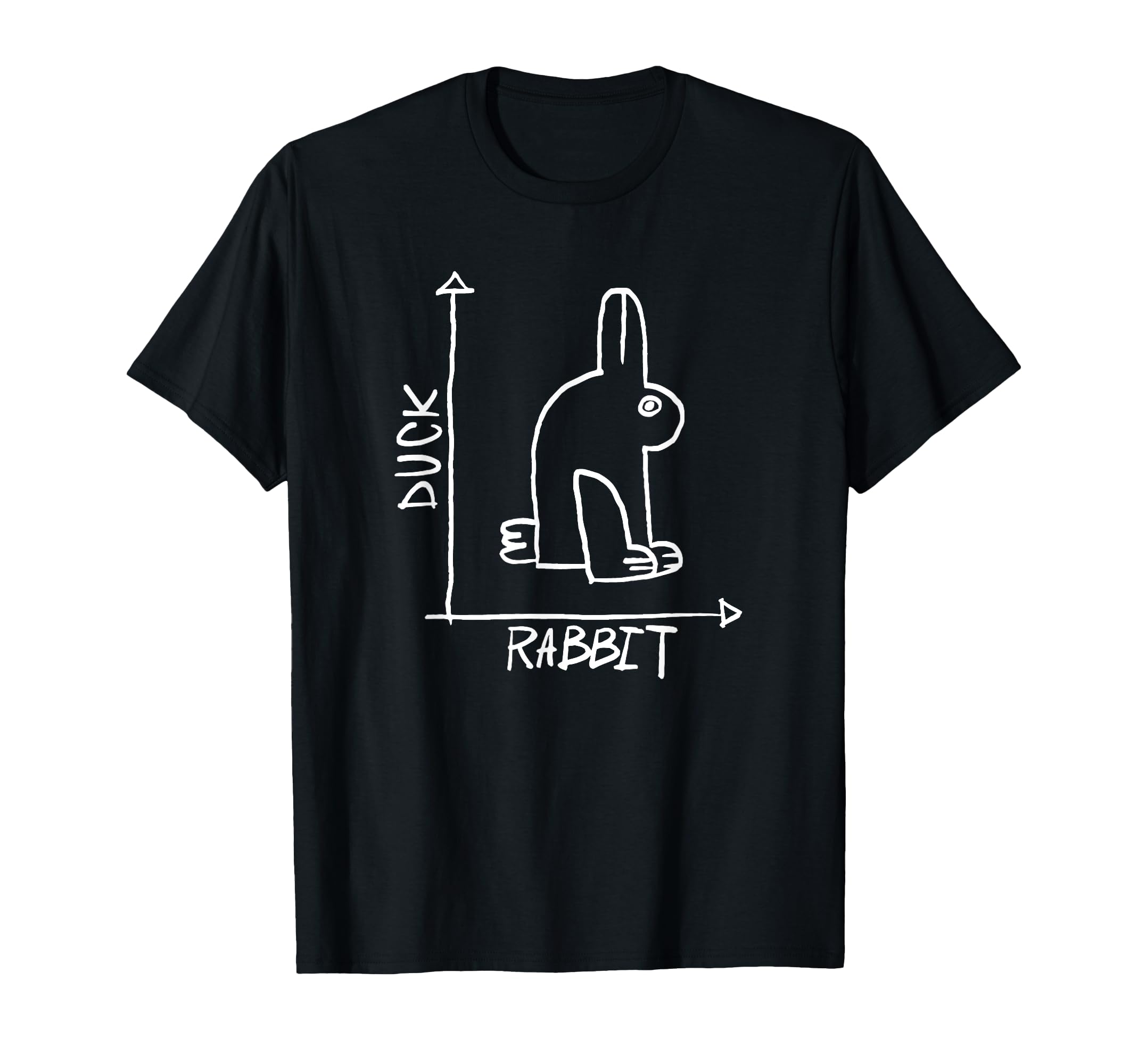 Amazon.com: Nerd Duck Rabbit Maths Physics Geek Funny Gift T-Shirt ...