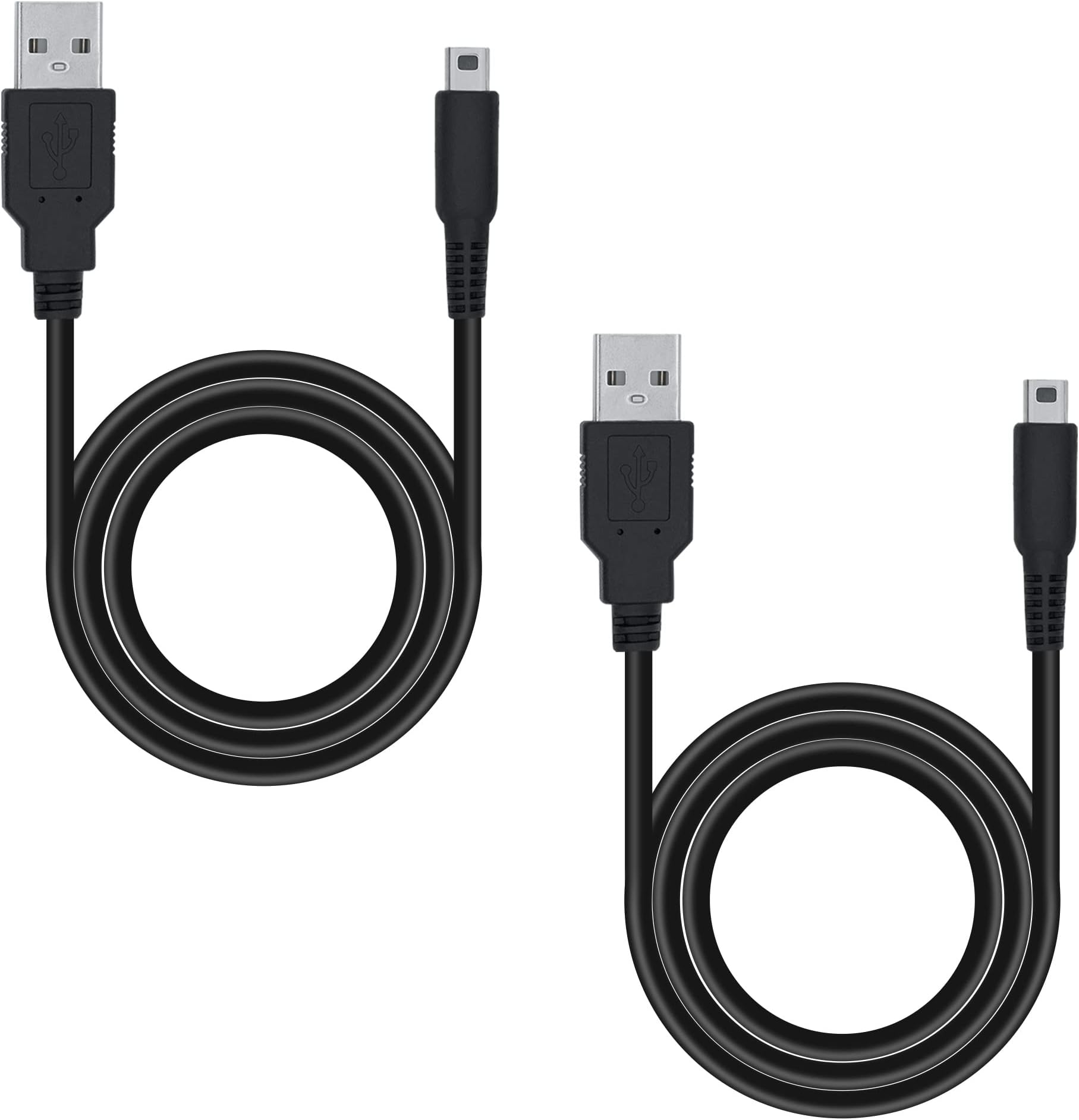 Mcbazel 2Pcs USB Power Charger Cable Cord for Nintendo DSI/ 3DS/ 3DS XL ...