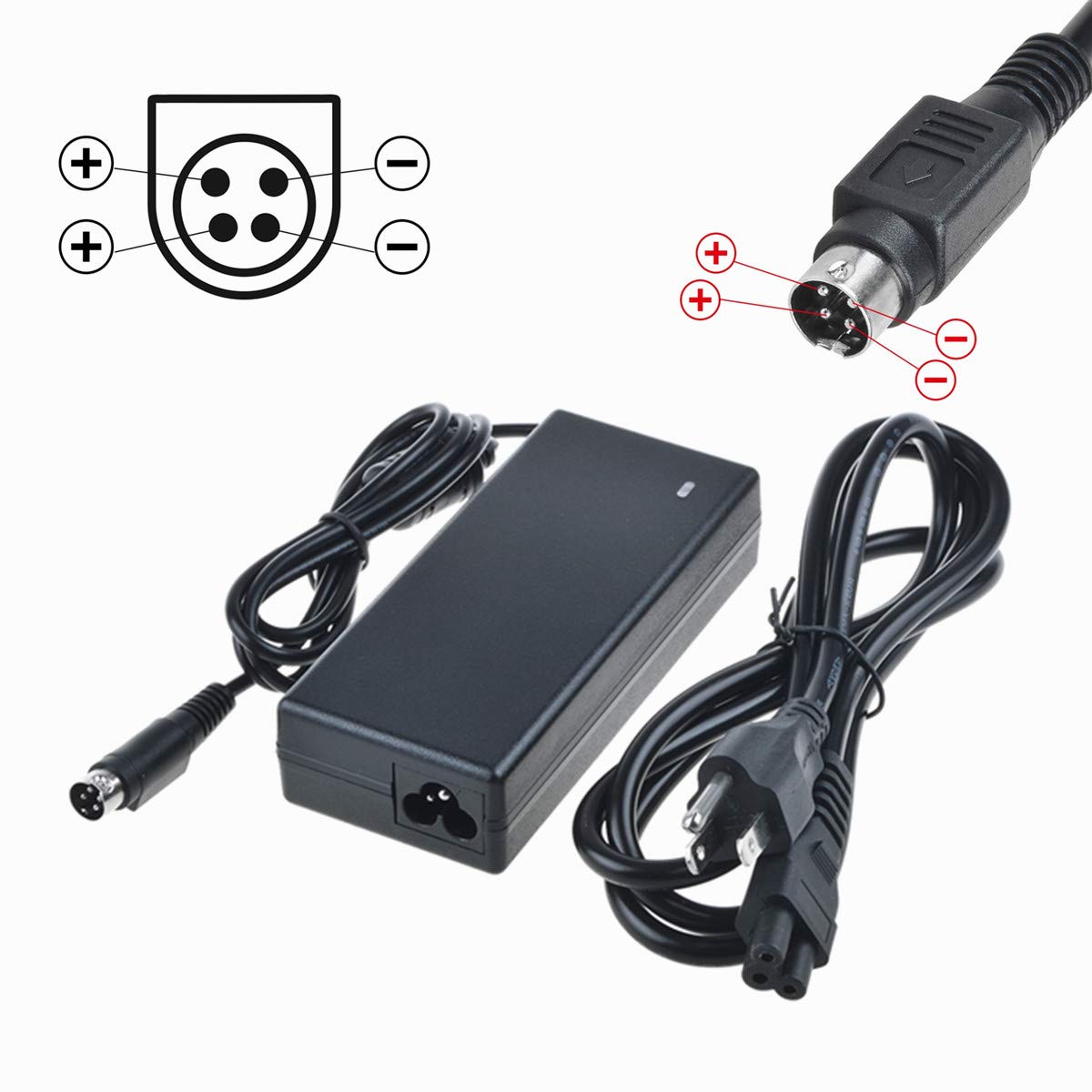 Buy SLLEA 4-Pin AC/DC Adapter for JDSU MTS 6000A T-BERD Fiber OTDR ...