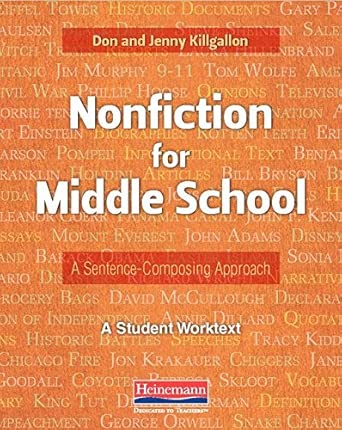 Amazon.com: Nonfiction for Middle School: A Sentence-Composing Approach ...