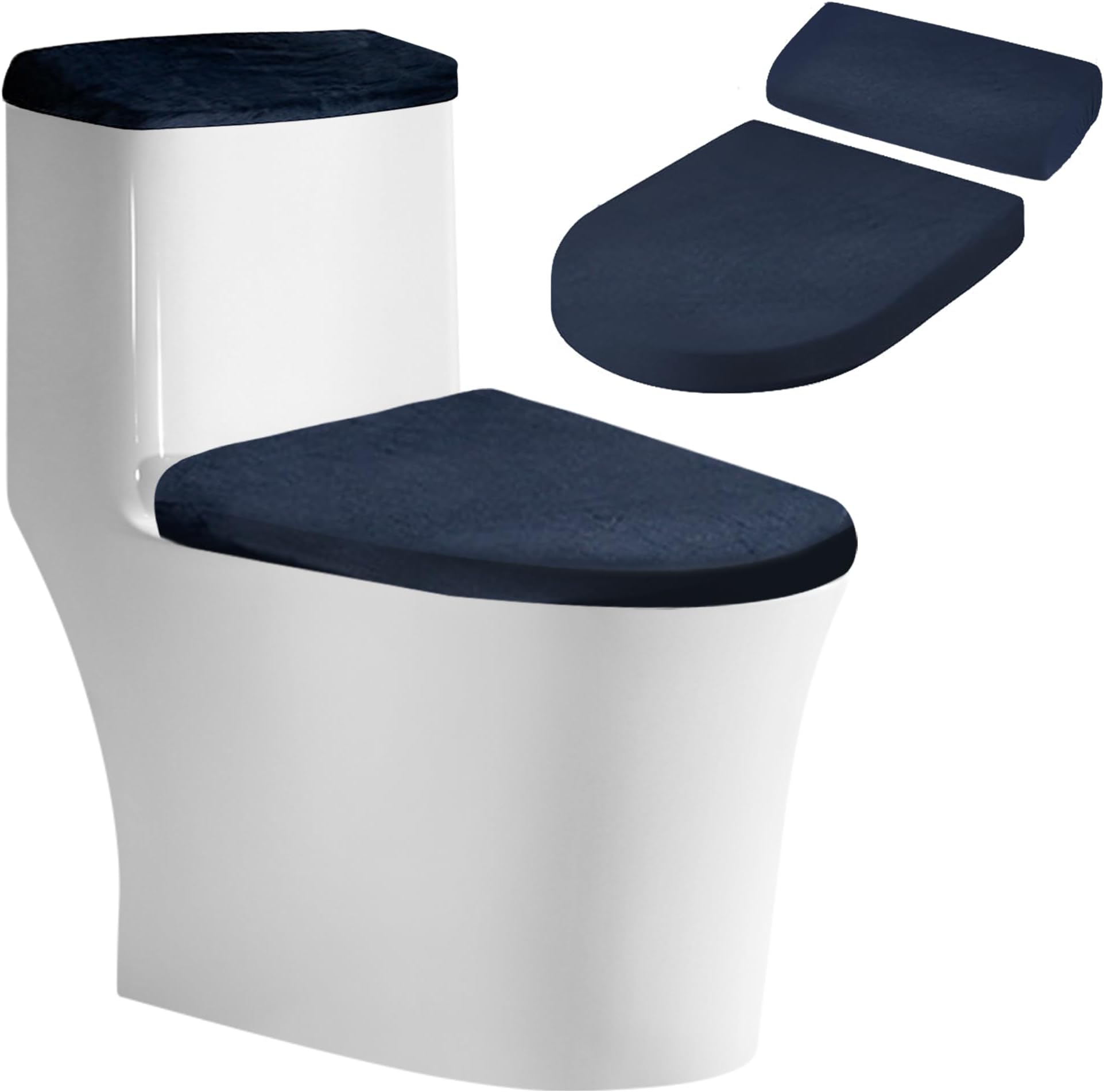 Amazon.com: Madeals Velvet Toilet Tank Cover Soft and Absorbent ...