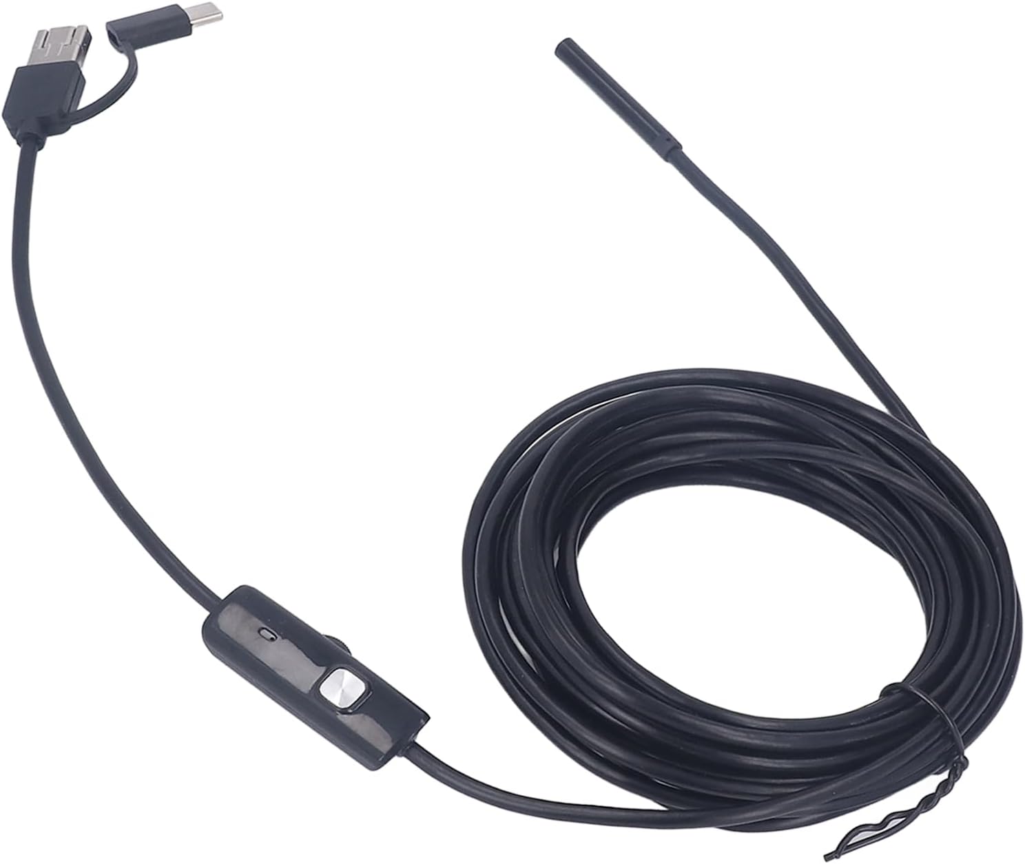 Amazon.com: Endoscope Camera with Light IP67 5m Cable USB Type C Snake ...