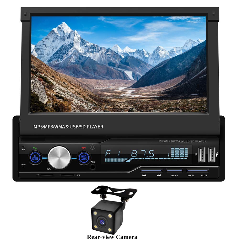 Buy XISEDO 7 Inch Single Din In-dash WINCE Retractable Car Stereo ...