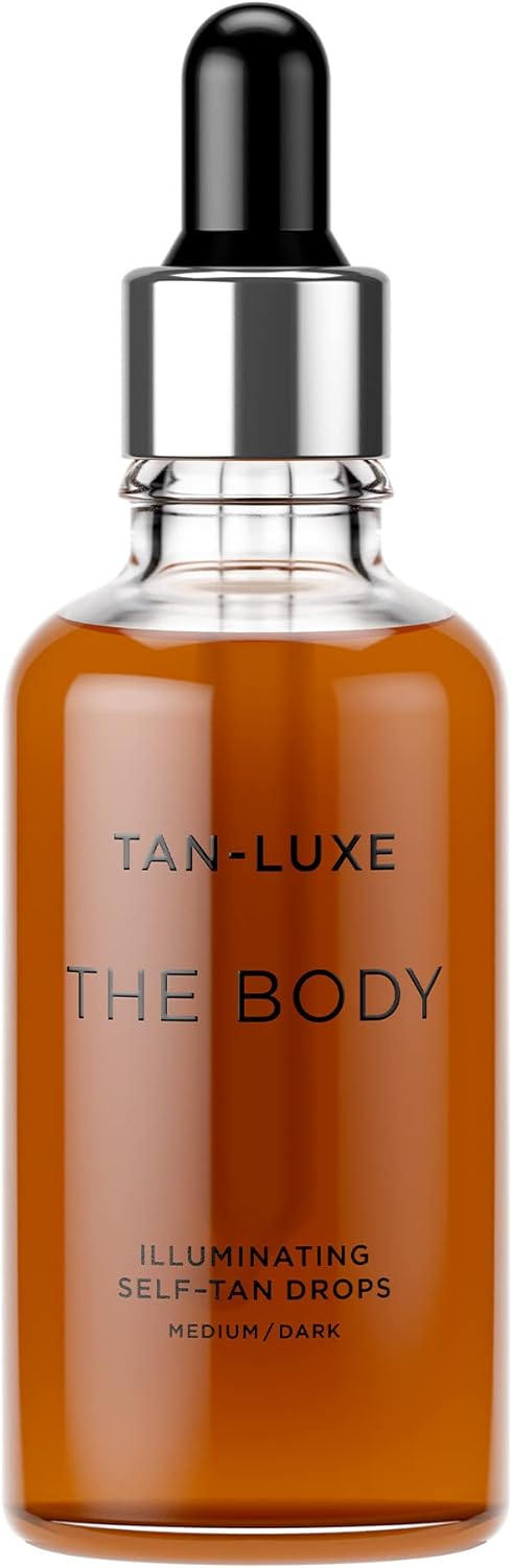 Tan-Luxe THE BODY Self Tan Drops, Medium/Dark (50 ml) Add Tanning Drops ...