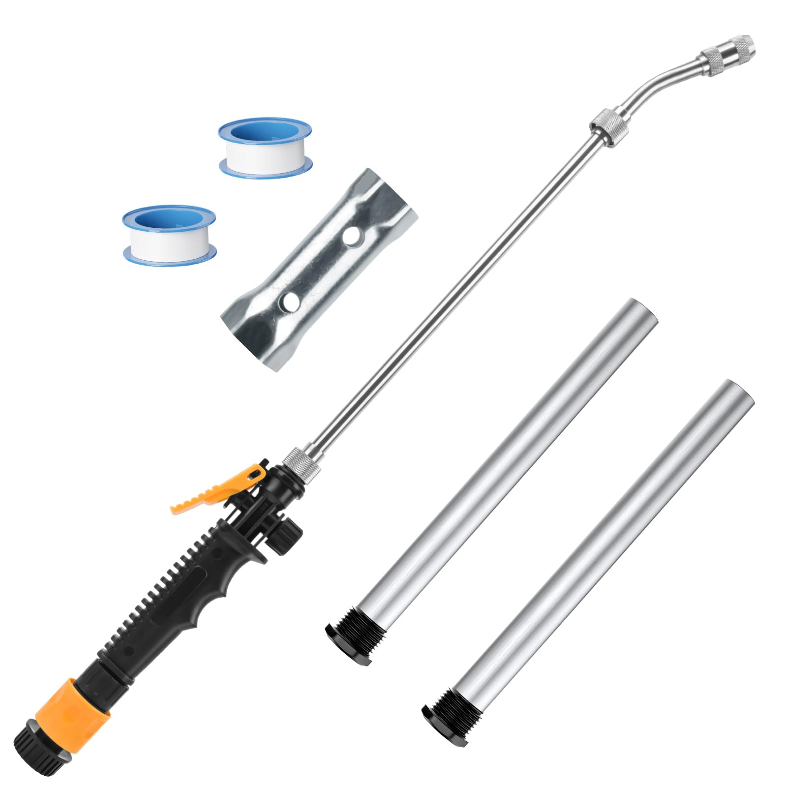 RVOREN 6Pcs RV Water Heater Anode Rod & Flush Wand Combo with Element ...