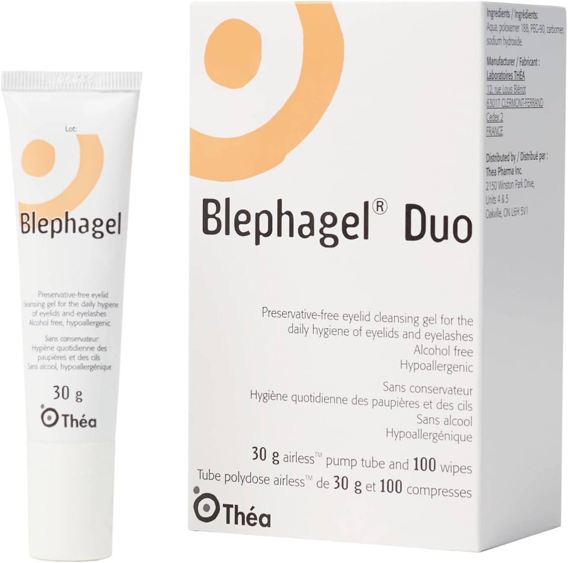 BlephaGel Duo Preservative-Free Eyelid Cleansing Gel - Gentle Eye Care ...