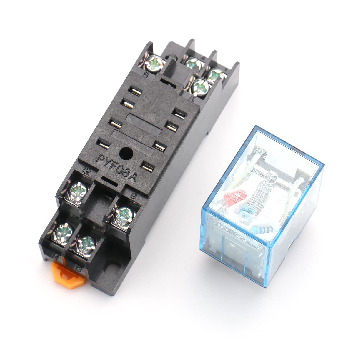 Buy Baomain General Purpose Power Relay MY2NJ AC 110V Coil LED ...