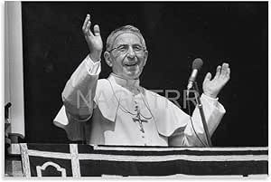 Amazon.com: NAGHTRR Vintage Poster of Pope John Paul I Room Decor ...