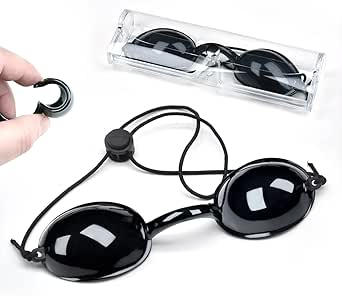 EMSECKO IPL Safety Goggles, Beauty Instrument Eye Protection Goggles ...