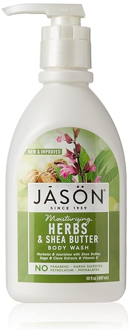 Amazon.com : JASON Natural Body Wash & Shower Gel, Moisturizing Herbs ...