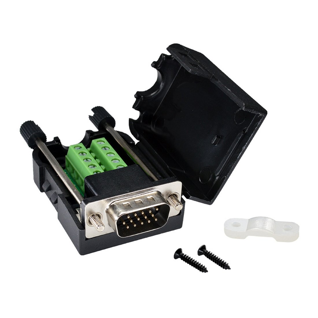 Buy Copapa HDB15 3+6 HDMI Male to VGA Male D-SUB 15 Pin Terminal ...