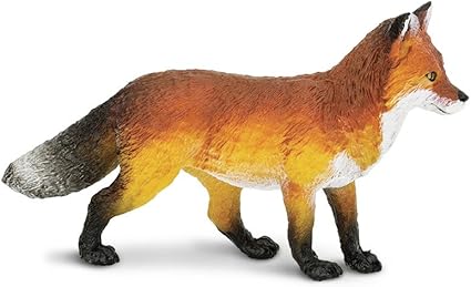 Amazon.com: Safari Ltd. Red Fox Figurine - Detailed 3.5" Plastic Model ...
