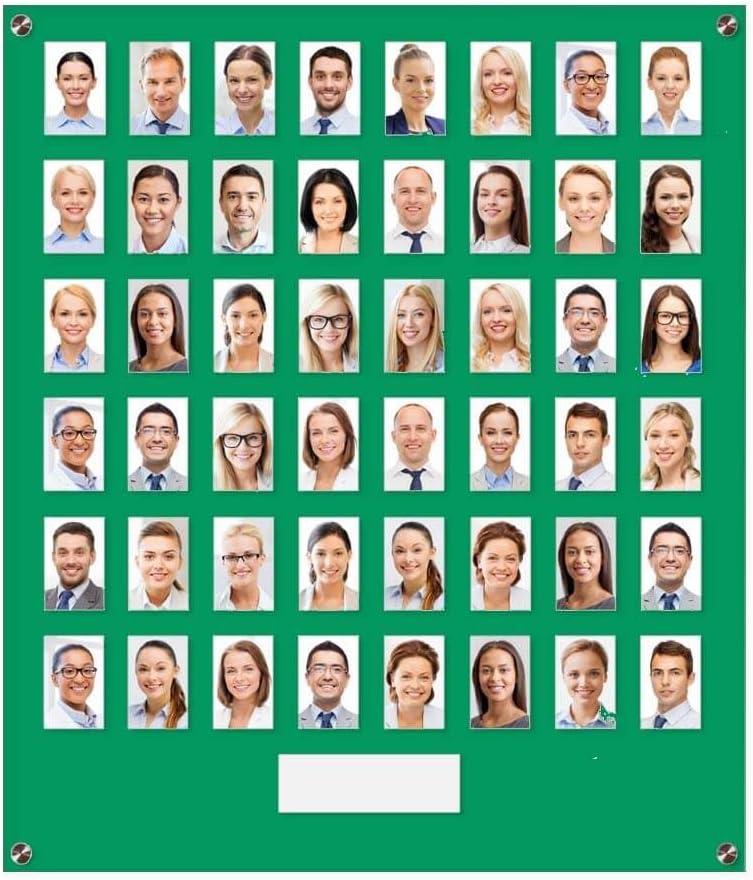 Get Acrylic Photo Frames - Green 48 Pocket Image Staff, Student ...