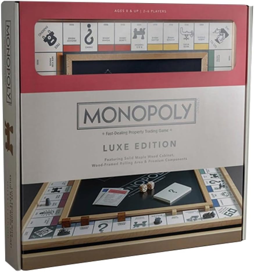 Amazon.com: WS Game Company Monopoly Luxe Maple Edition : Toys & Games