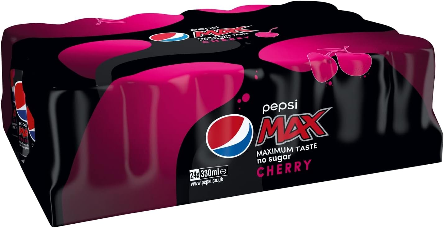 PEPSI MAX CHERRY CANS, 24 X 330ml: Buy Online at Best Price in Egypt ...