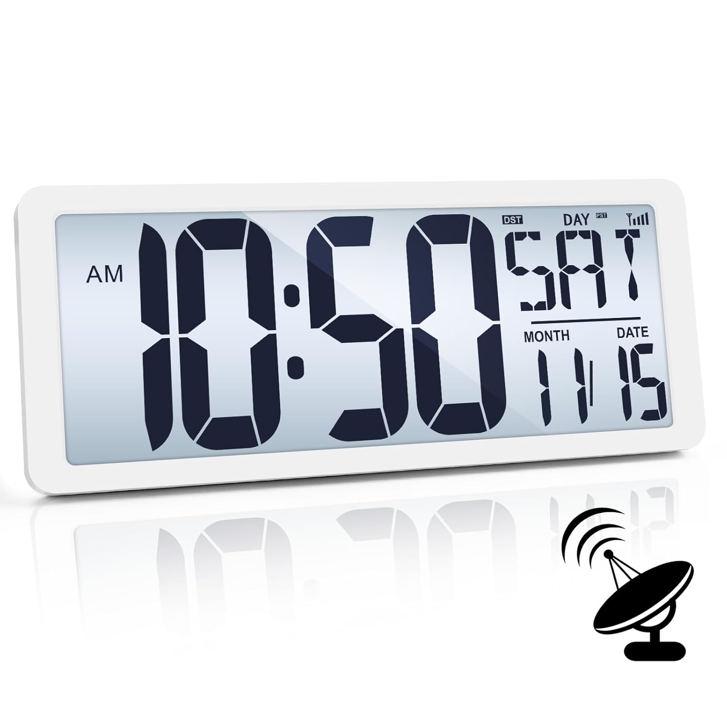 Buy TXL Atomic Clock with Backlight, 14.2" Digital Wall Clock Large ...