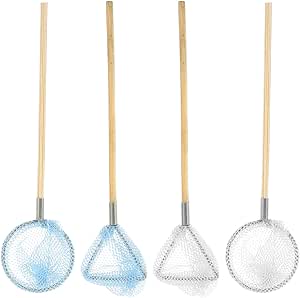 Amazon.com: Homoyoyo 4pcs Miniature Fishing Net, Butterfly Nets Insectd ...